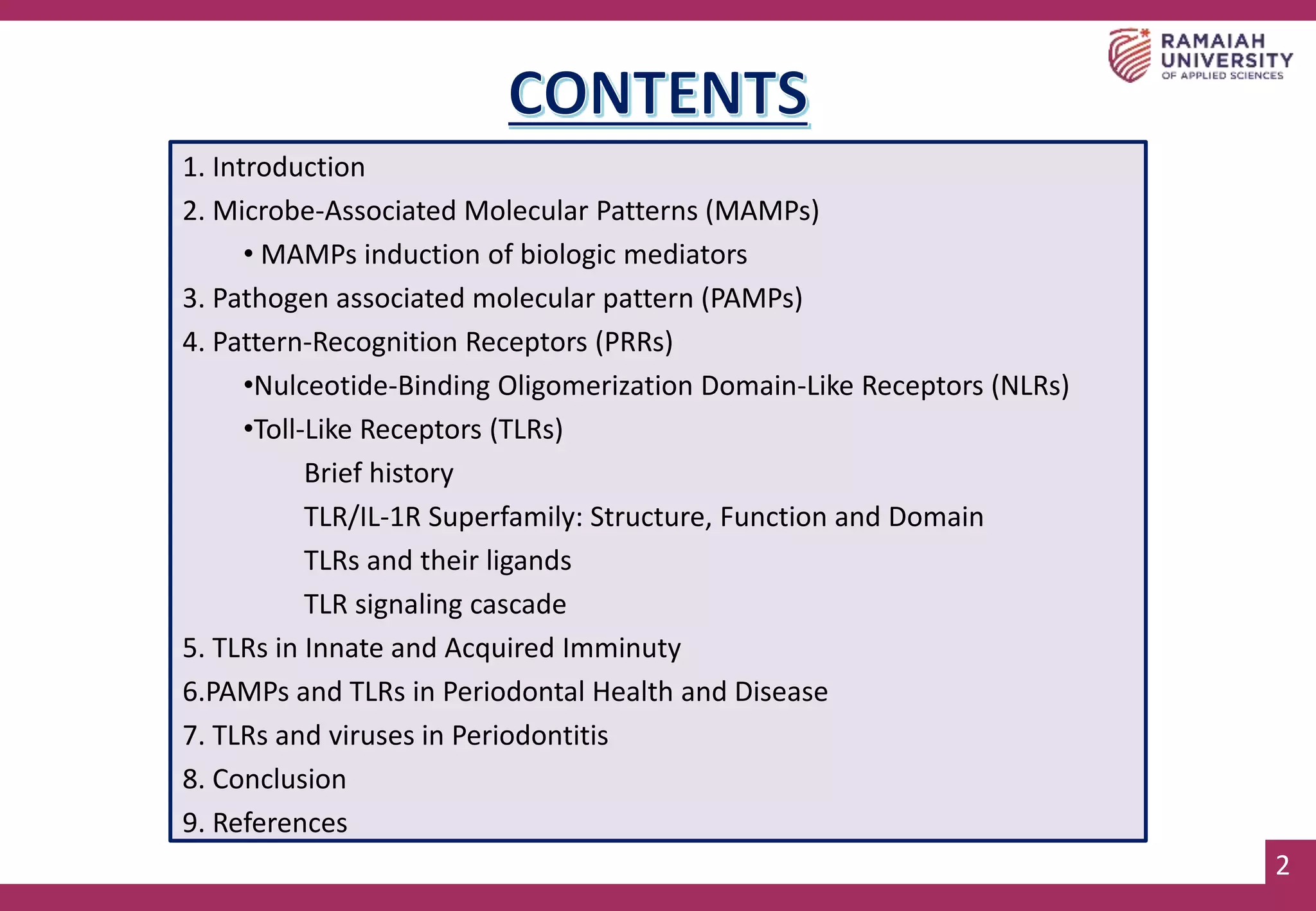 ROLE OF PATHOGEN ASSOCIATED MOLECULAR PATTERN IN PERIODONAL DISEASE.pptx