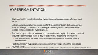 Role of chemical peelings today | PPT