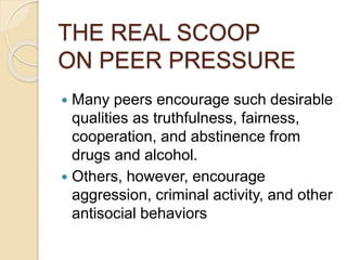 Role of Peers in Children Development | PPTX