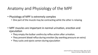 Role of pelvic floor in male sexual dysfunction | PDF