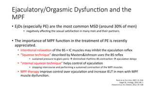 Role of pelvic floor in male sexual dysfunction | PDF