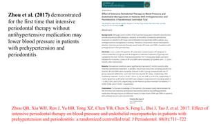 Role of Periodontal Health in Cardiovascular Diseases.pptx