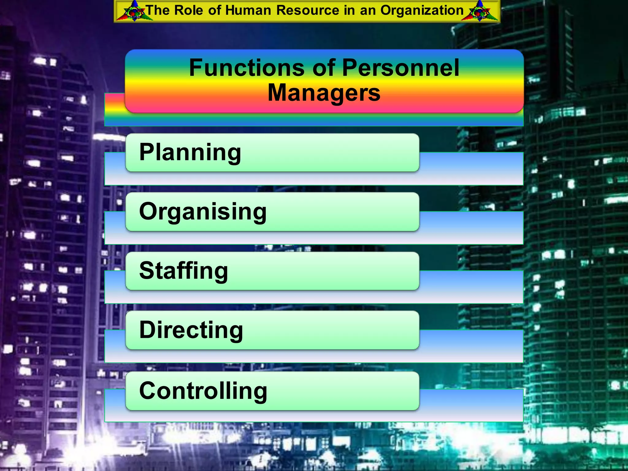 Role of Personnel Management | PDF