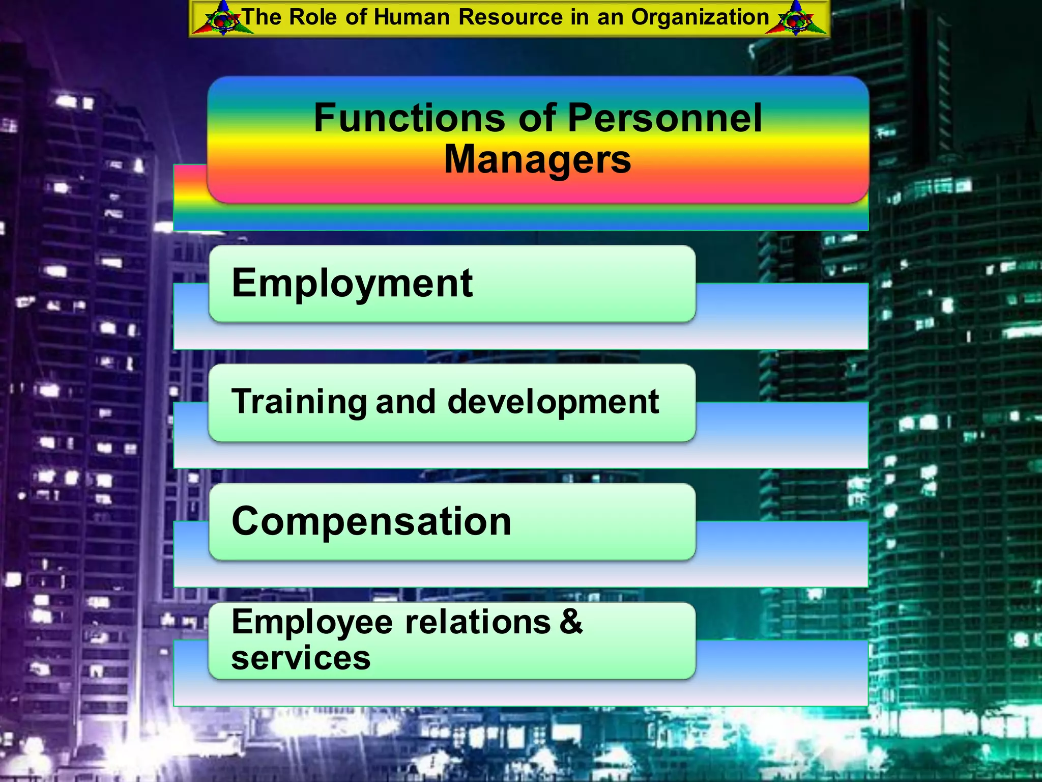 Role of Personnel Management | PDF