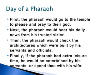 Role of Pharaoh | PPT