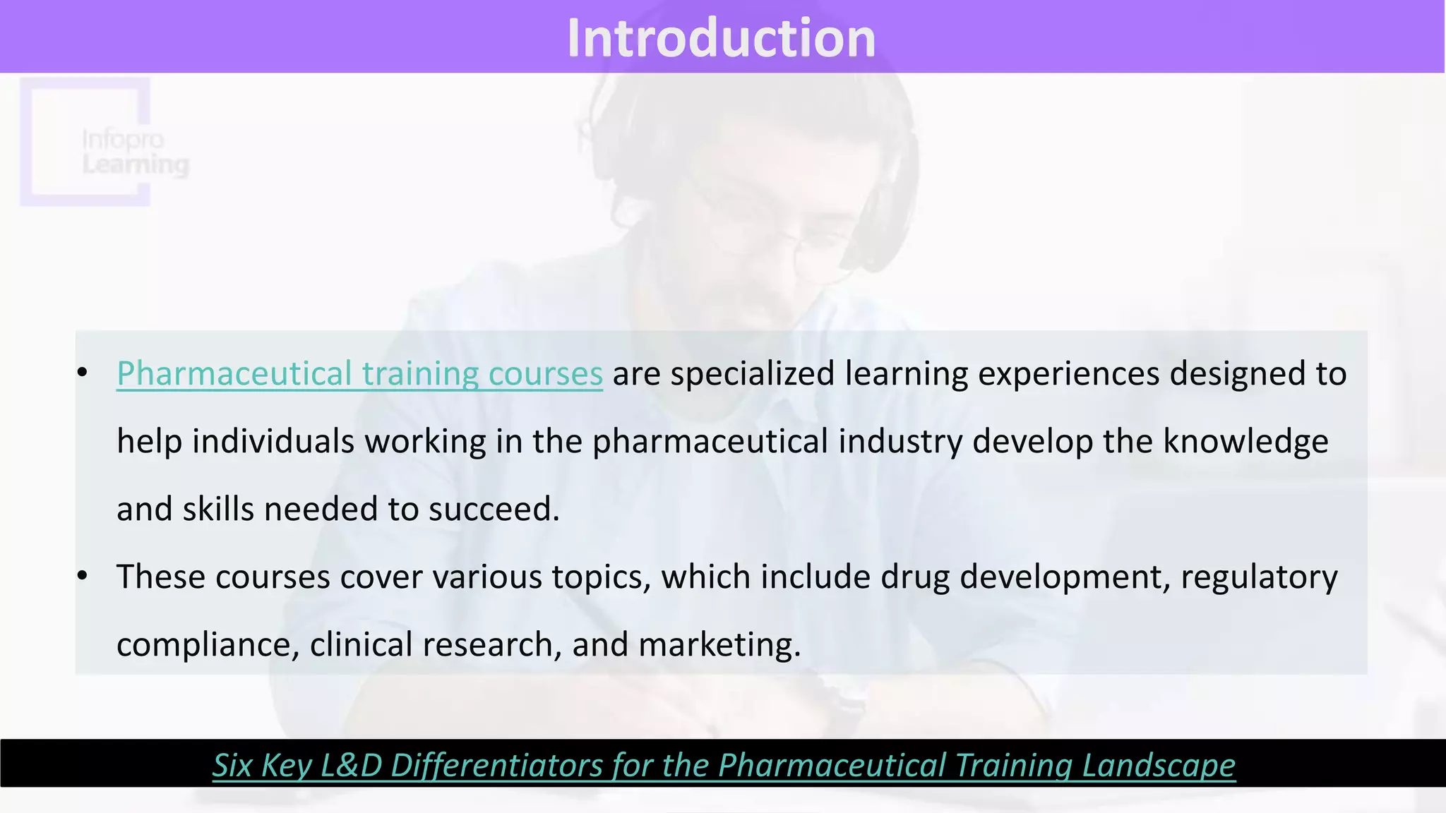 Role of Pharmaceutical Training Courses | PPTX