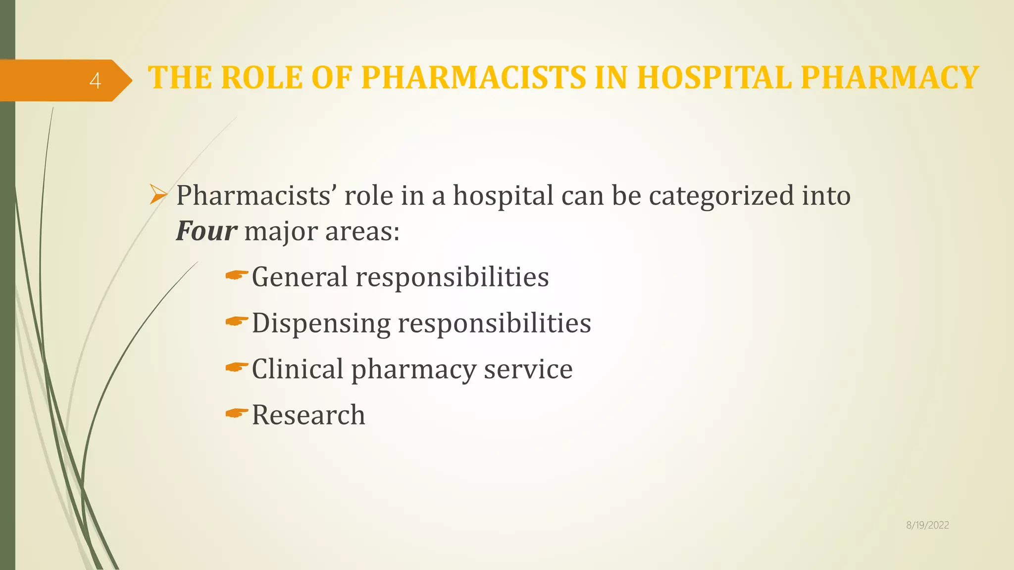 -ROLE OF PHARMACIST IN HOSPITAL PHARMACY.pptx
