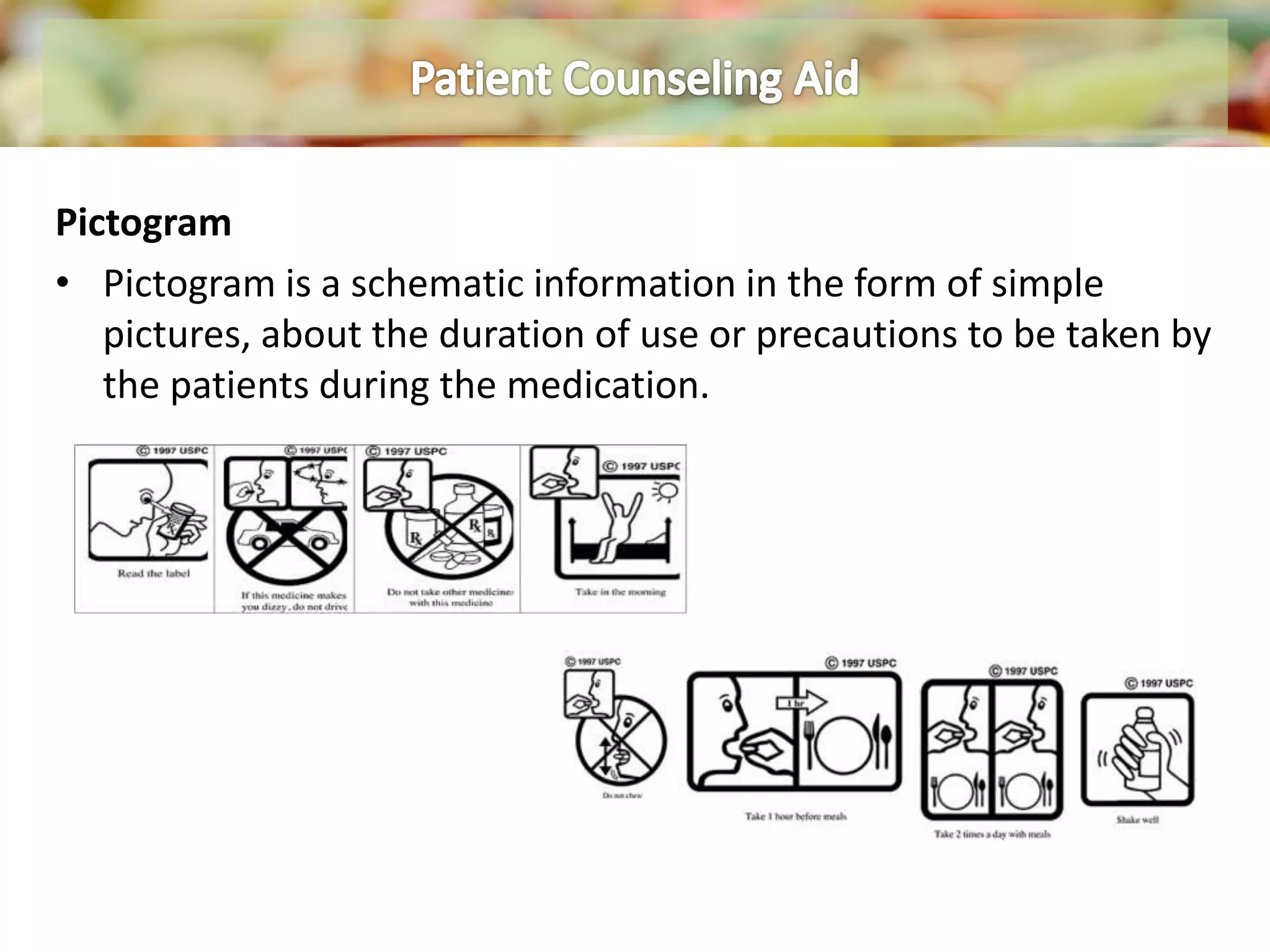 Role of pharmacist in patient counselling | PPTX