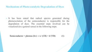 Role of photocatalysis in renewable energy. | PPTX