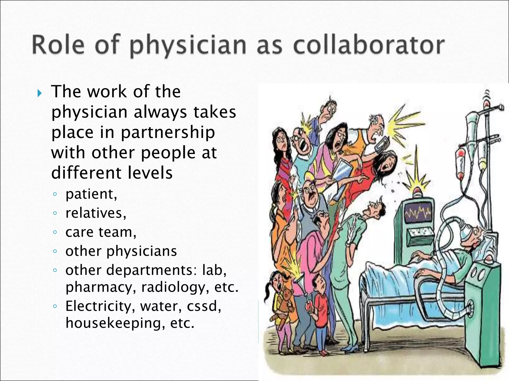 Role of physician in society | PPTX