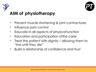 Role of Physiotherapy in Hospital - Dr Rohit Bhaskar | PDF