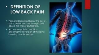 Role of Physiotherapy on Low Back Pain.pptx