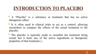 Role of Placebo and Ethics of Clinical Research in Special Population.pptx