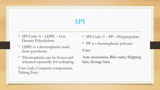 Role of plastics in engineering | PPTX