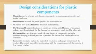 Role of plastics in engineering | PPTX