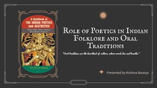 Role of Poetics in folklore Oral Traditions | PDF