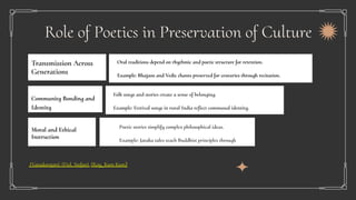 Role of Poetics in folklore Oral Traditions | PDF