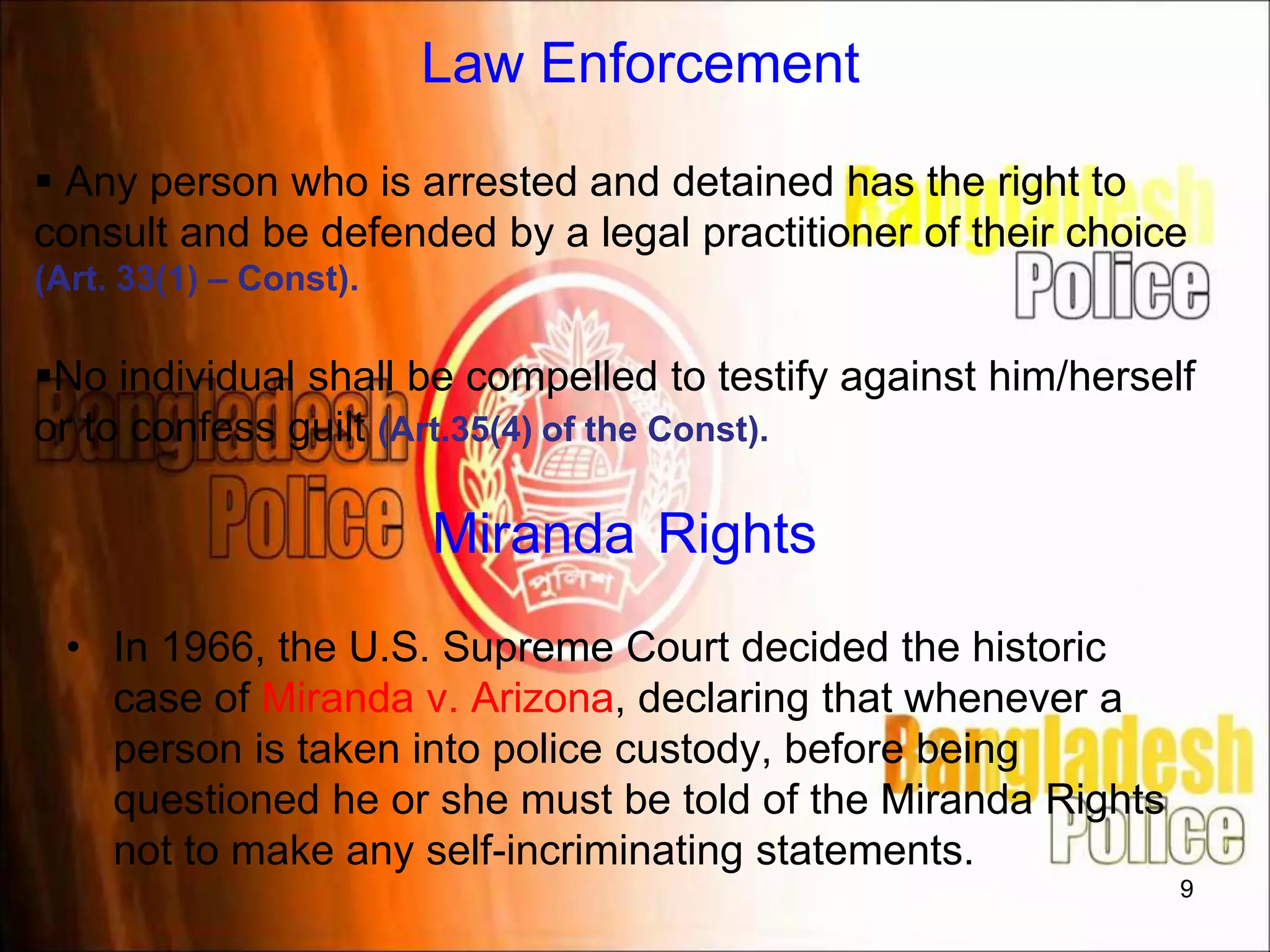 Role of police in criminal justice system | PPT