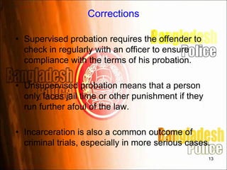 Role of police in criminal justice system | PPT