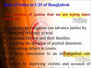 Role of police in criminal justice system | PPT