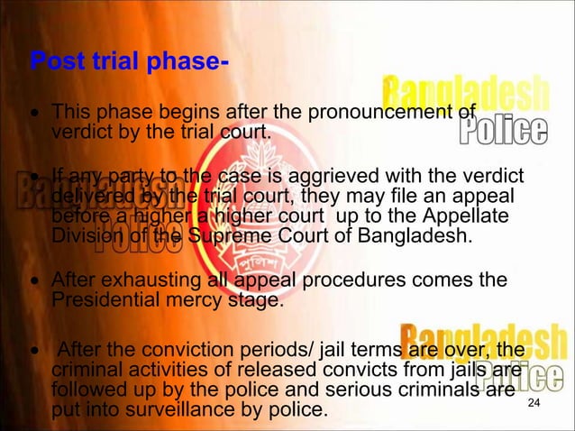Role of police in criminal justice system | PPT