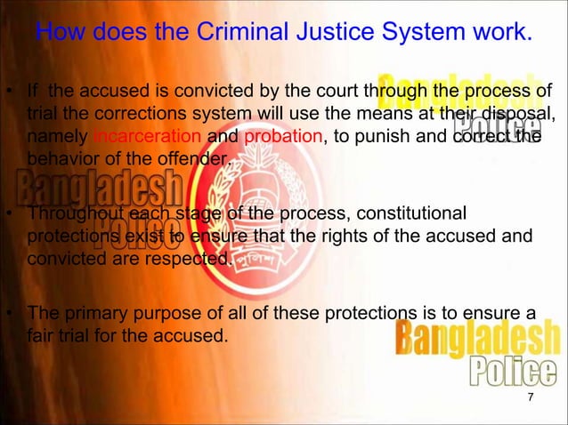 Role of police in criminal justice system | PPT