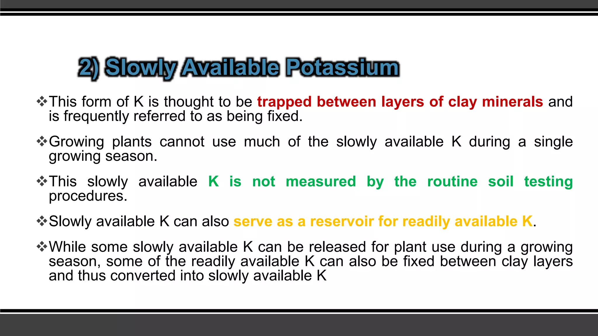 Role of Potassium in Plant Growth | PPSX