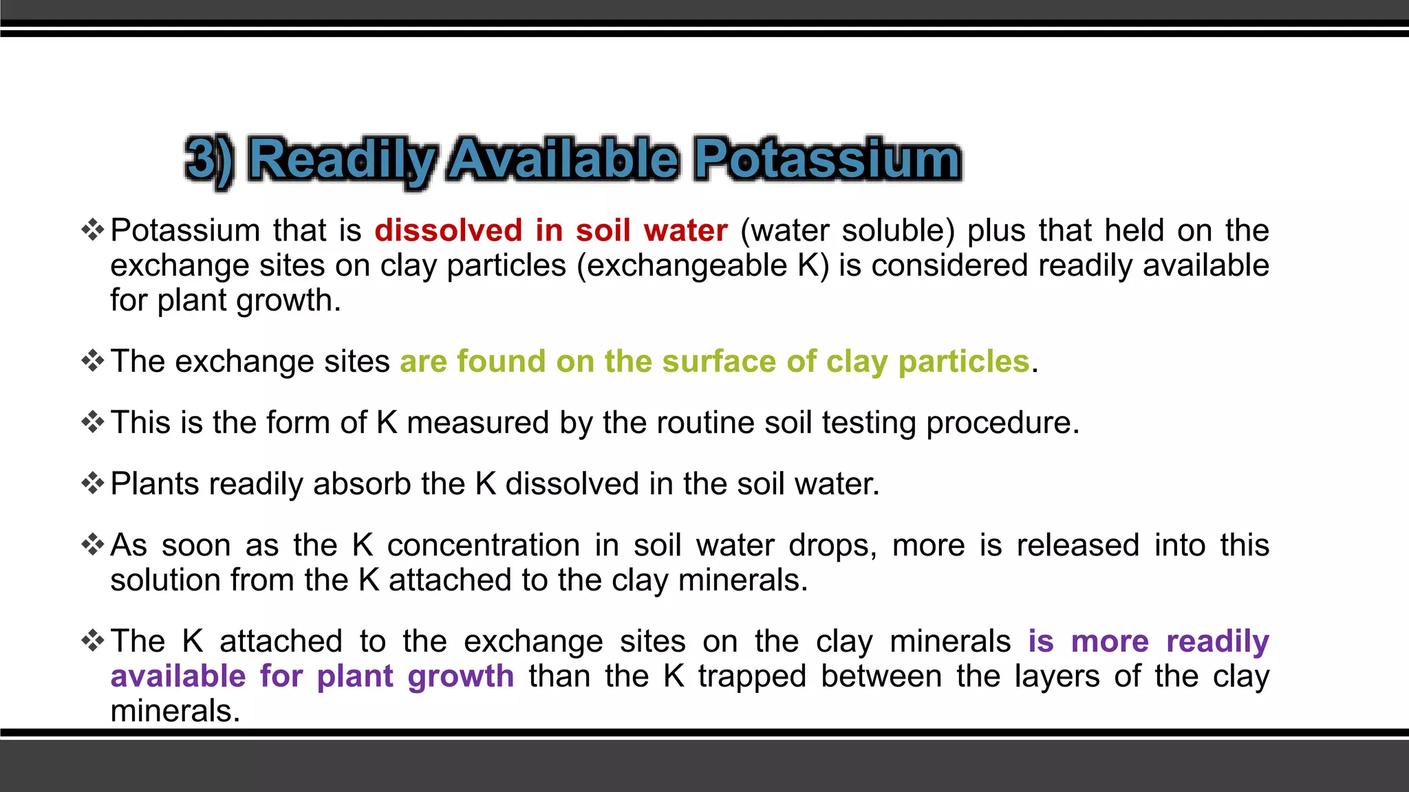 Role of Potassium in Plant Growth | PPSX