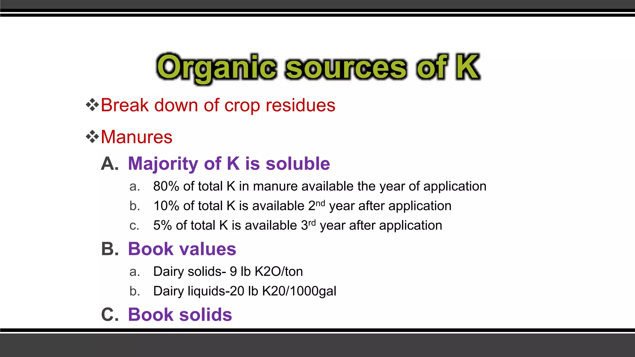 Role of Potassium in Plant Growth | PPSX
