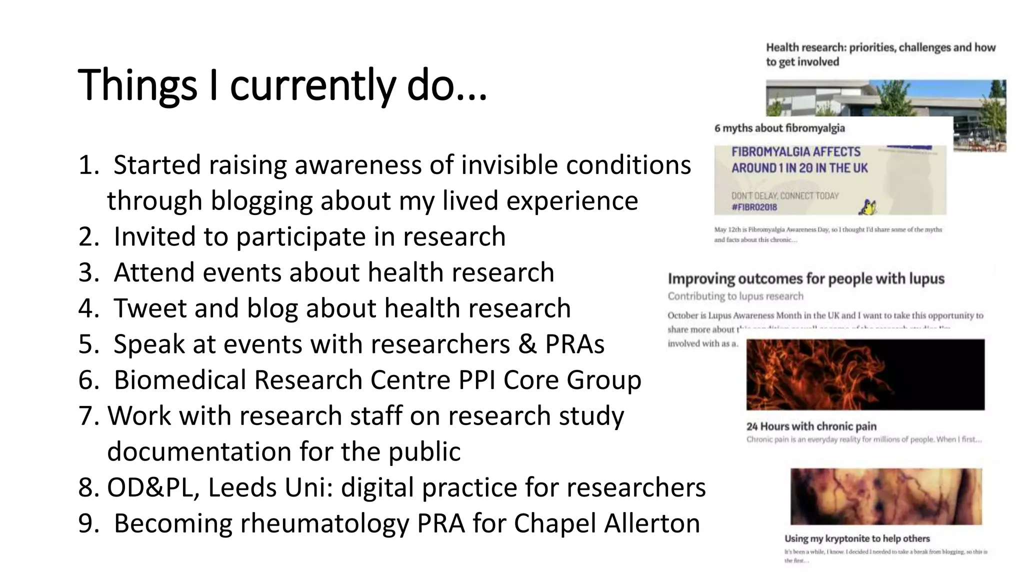 The role of the Patient Research Ambassador | PPT