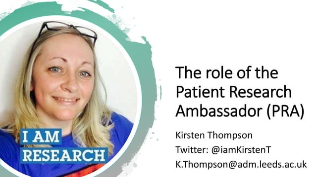 The role of the Patient Research Ambassador | PPT
