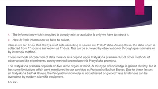role of pramana in research.pptx in science | PPTX