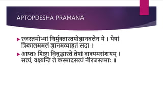role of pramana in research.pptx in science | PPTX