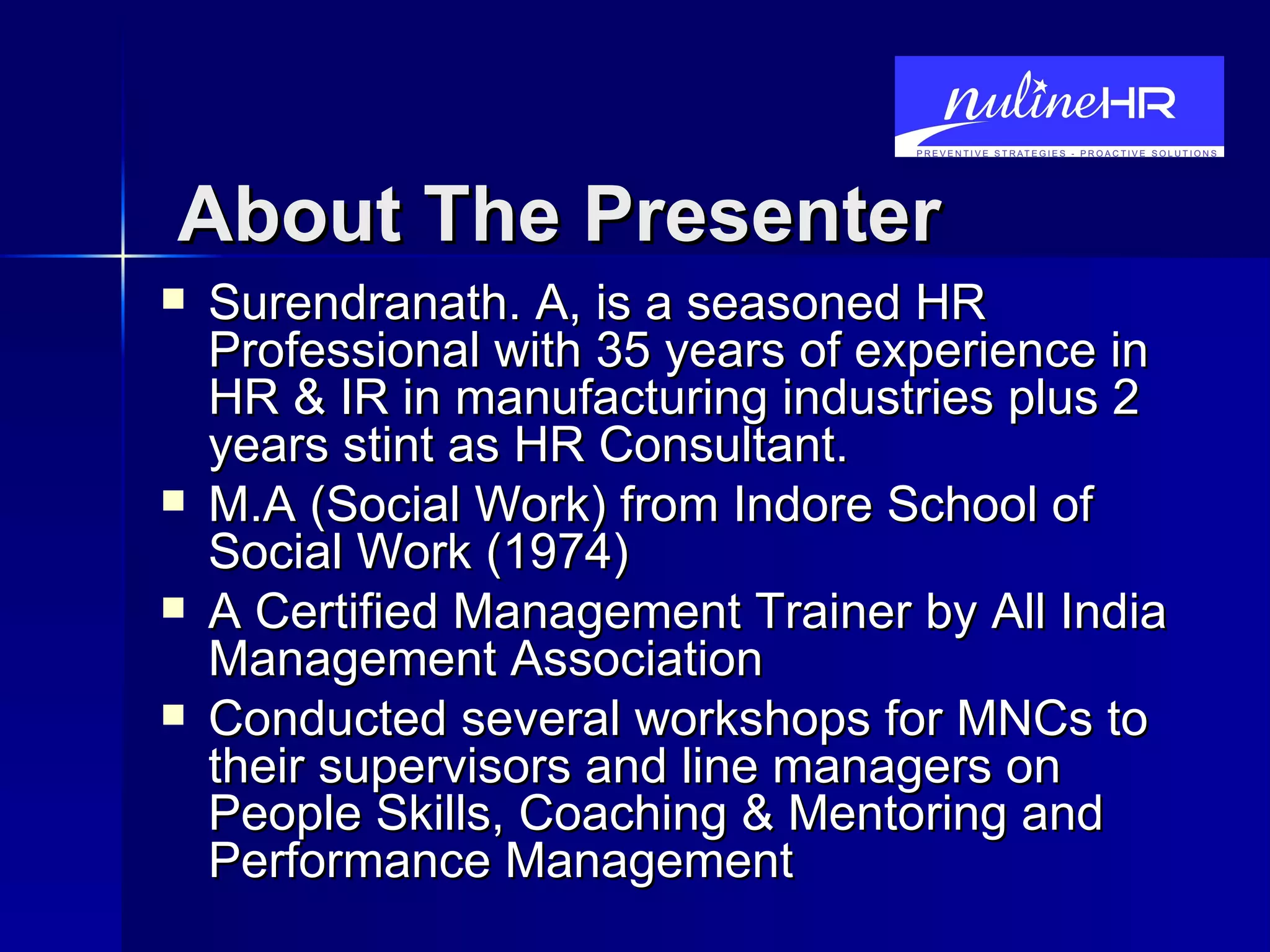 Role of Presenting Officer in Enquiry | PPT