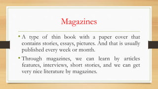 Role of print media | PPTX