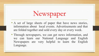 Role of print media | PPT