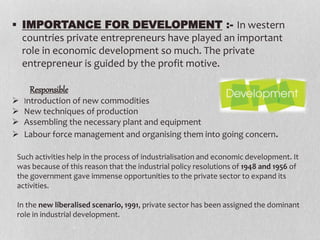 Role of private sector | PPTX