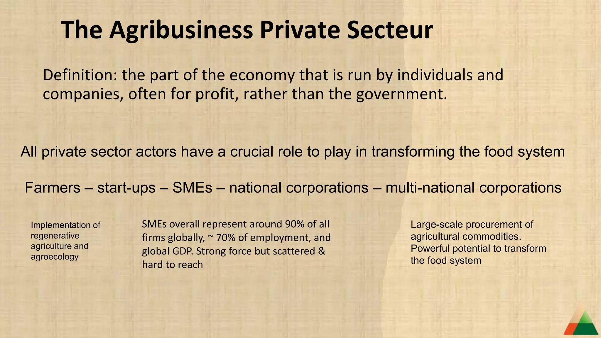 Role of Private Sector | PPTX