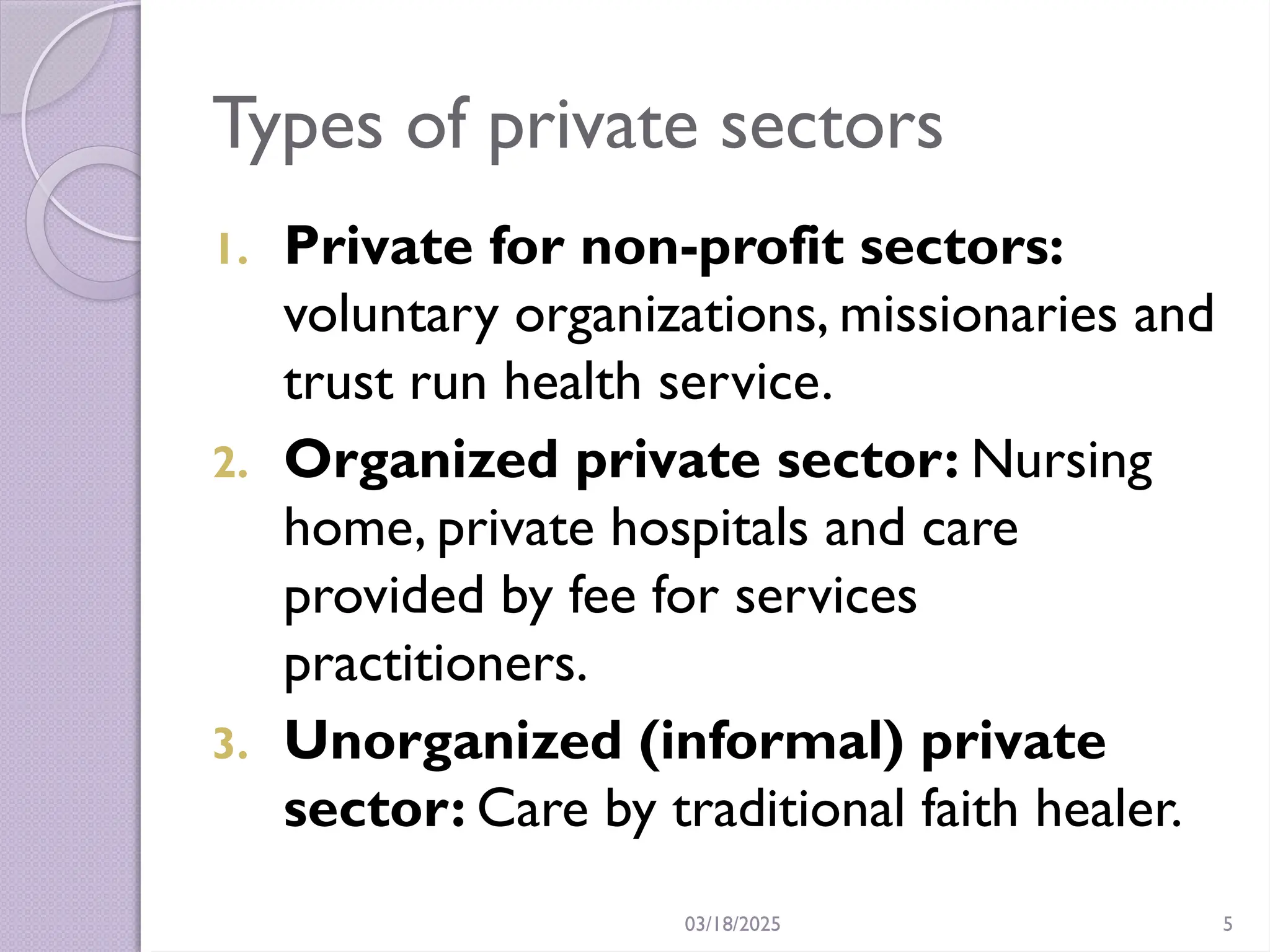 Role of privet sectors in health services and.pptx