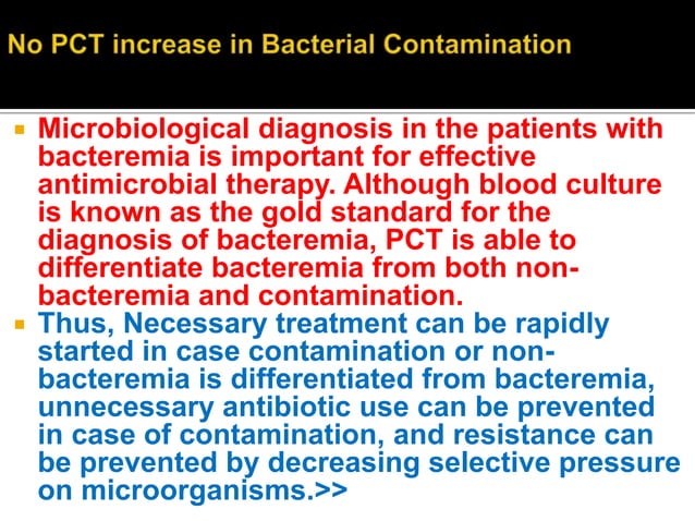 Role of procalcitonin in sepsis management | PPTX | Infectious Diseases ...