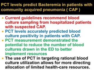 Role of procalcitonin in sepsis management | PPT