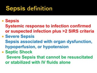 Role of procalcitonin in sepsis management | PPT
