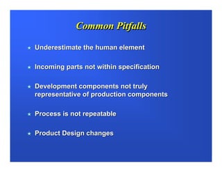 The Role of Process Development in Automation Presentation | PPT