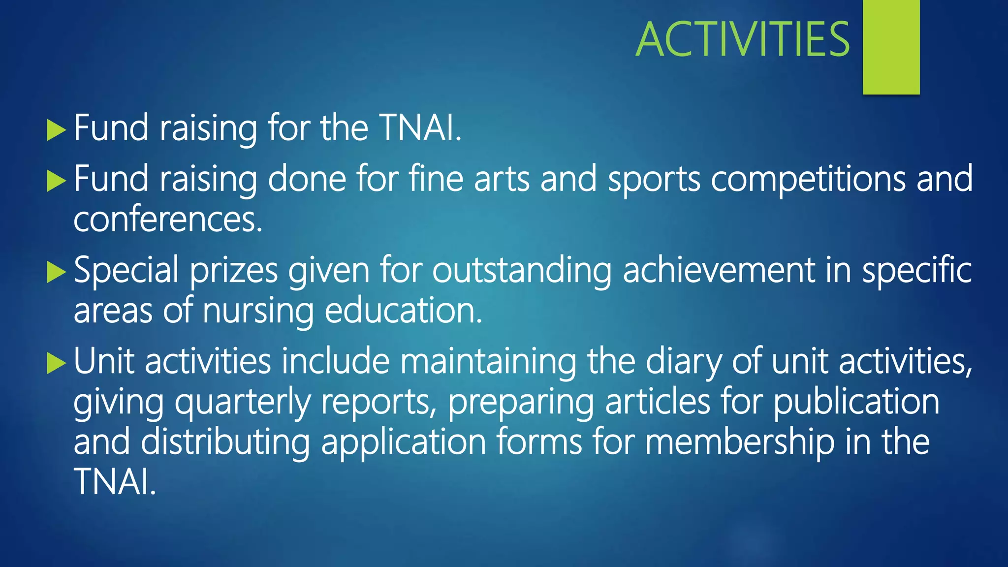 Role of professional assosciations and unions ppt | PPTX