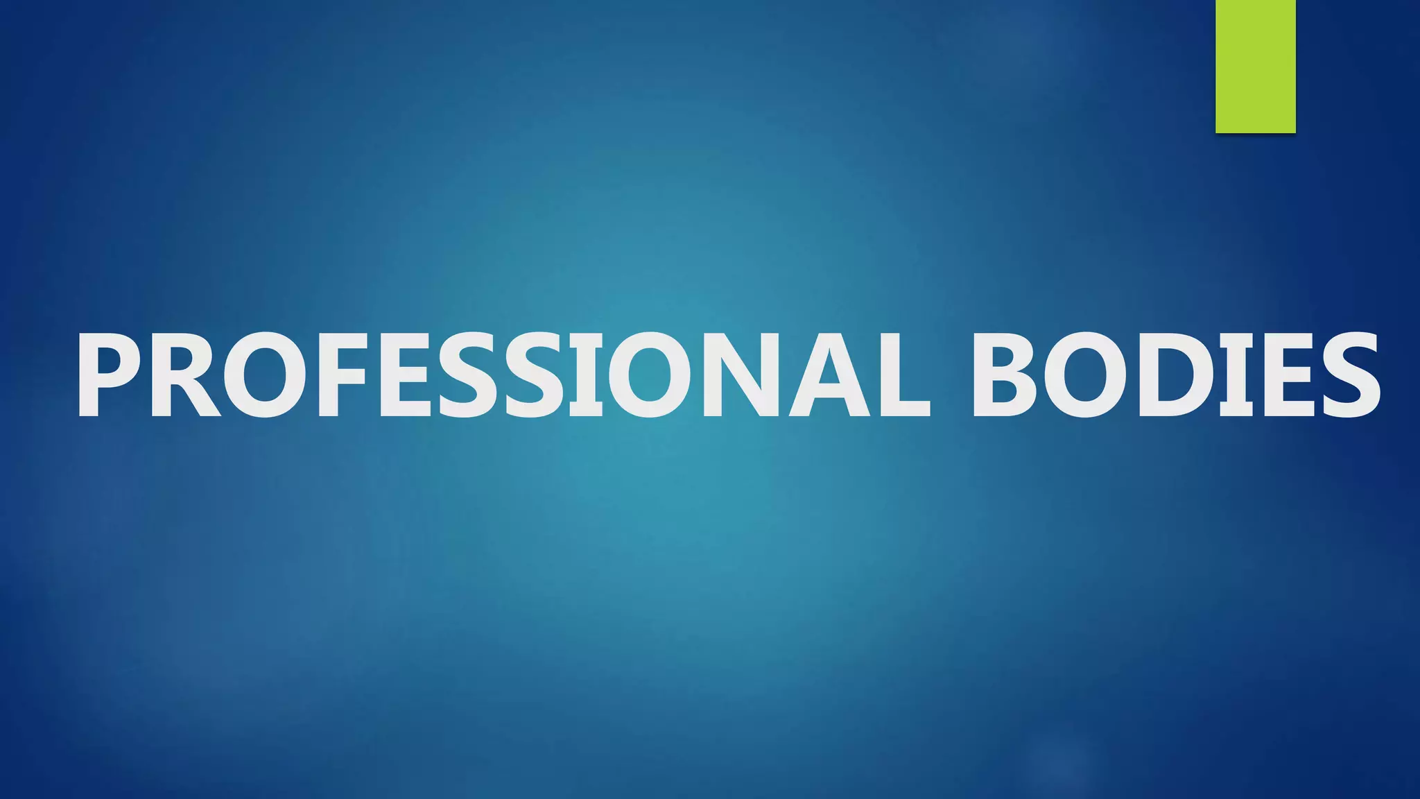 Role of professional assosciations and unions ppt | PPTX