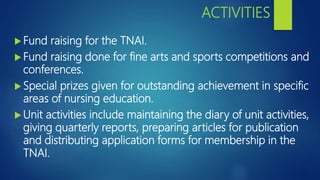 Role of professional assosciations and unions ppt | PPTX