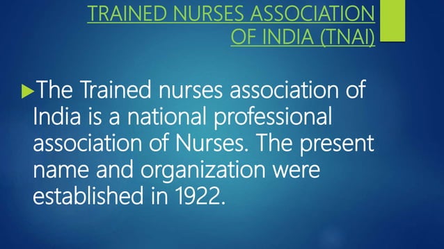 Role of professional assosciations and unions ppt | PPTX | Healthcare ...