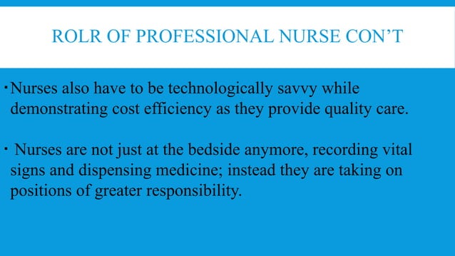 ROLE OF PROFESSIONAL NURSE.pptx