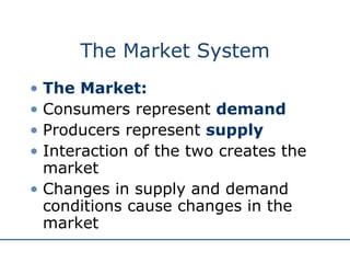 Role Of Profits And Markets | PPT