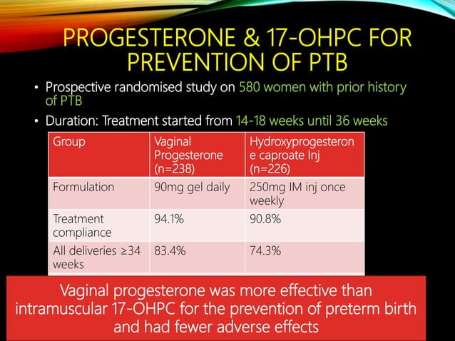Role of progesterone in pre term labour (1) | PPT